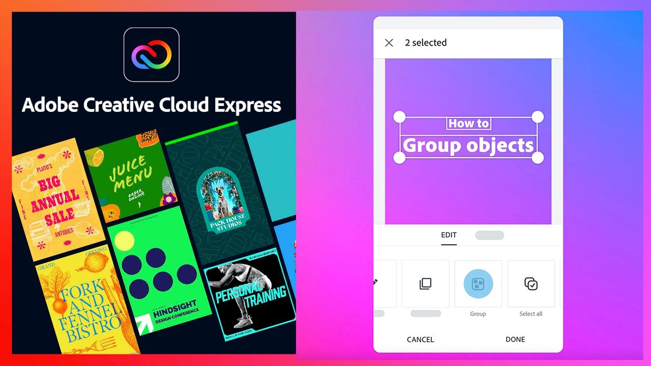 How To Resize Text And Images Group Objects In Adobe Creative How To Resize Text And Images Group Objects In Adobe Creative