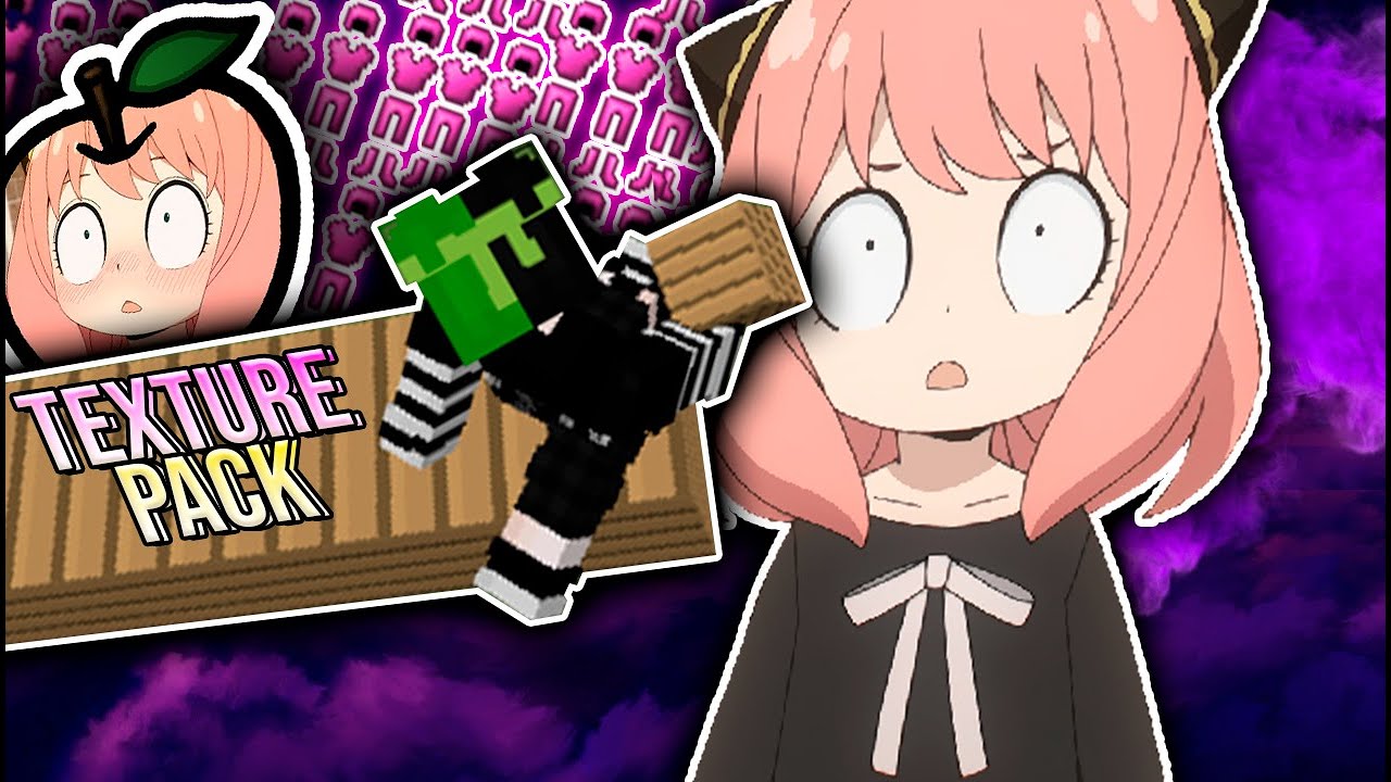 PACK DE TEXTURAS PVP ANIME ANYA FORGER TEXTURE PACK | Minecraft Español ...