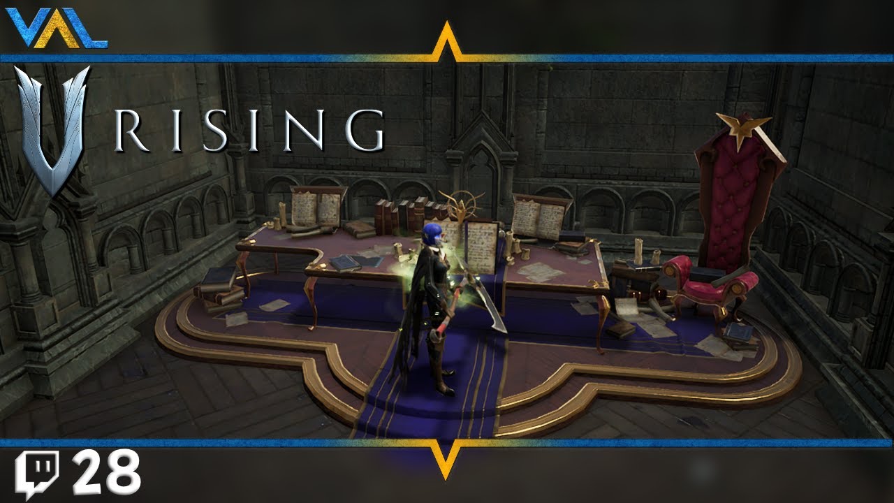V Rising 🧛‍♂️ #28 Das Studierzimmer und die Ratte🧛‍♀️ Twitch Gameplay Deutsch 🪦 - YouTube