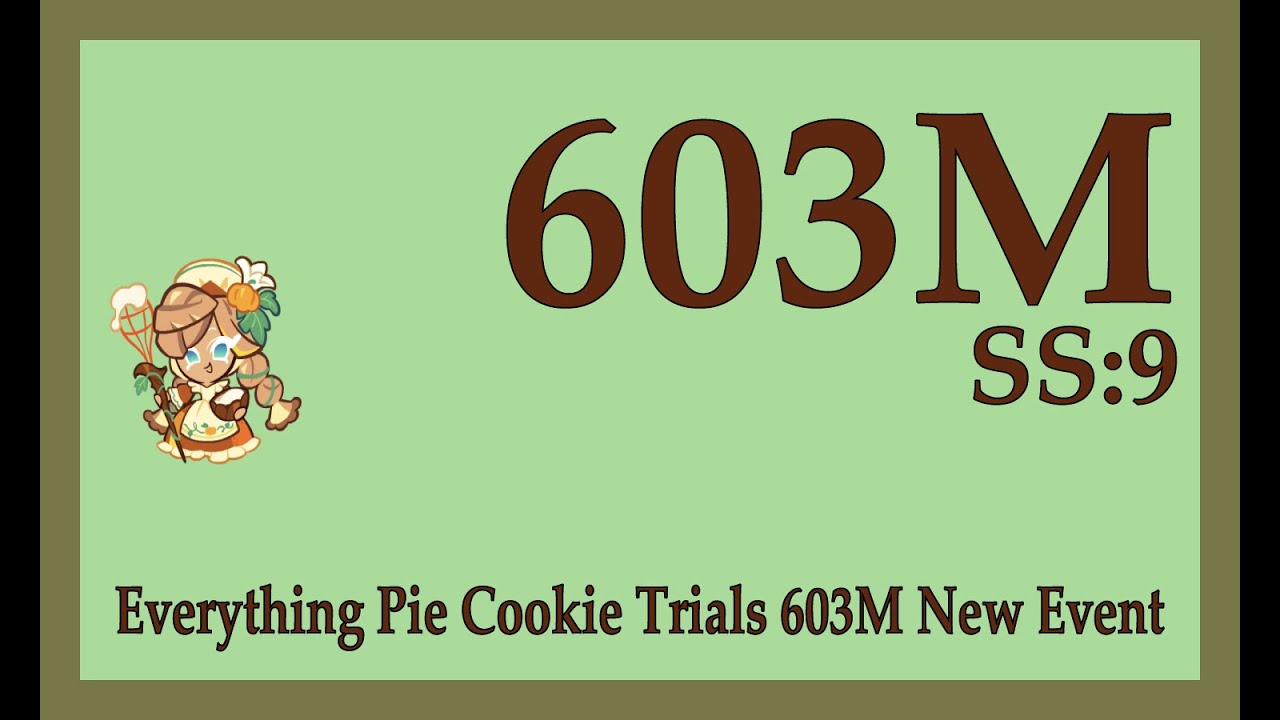 CROB Everything Pie Cookie Trials 603M New Event | Jinx lol | Cookie ...