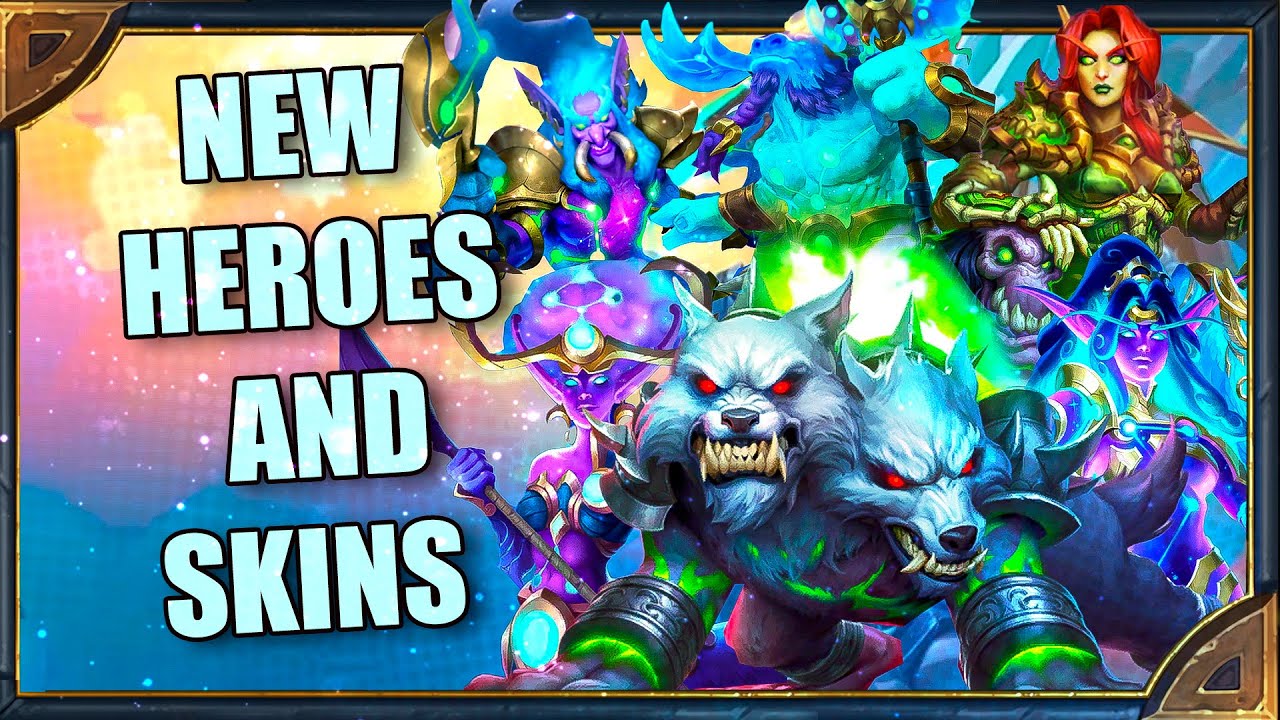 Hearthstone.New Heroes - Omen and Huln.New skins - Lunara,Tyrande, Bru ...