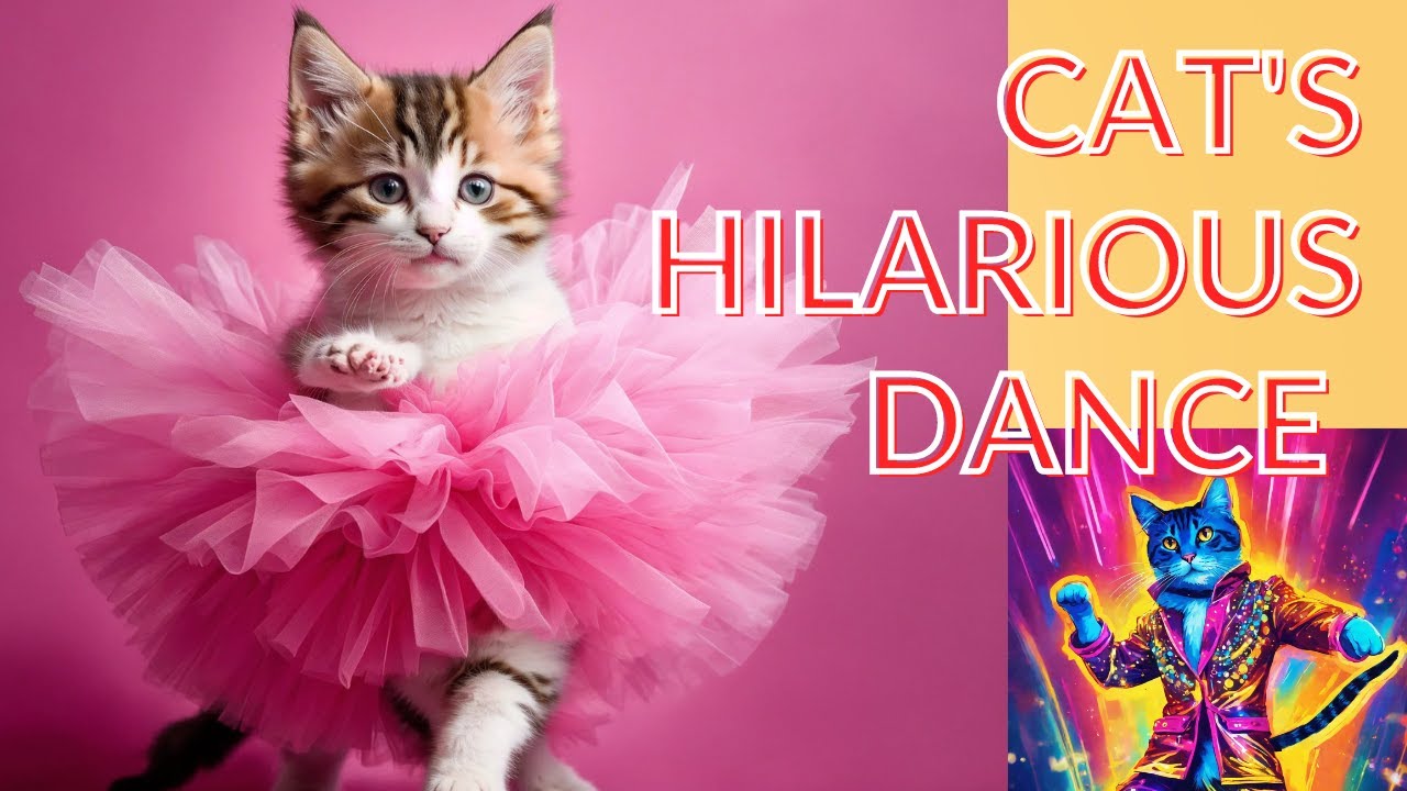CAT'S HILARIOUS DANCE MOVES WILL MAKE YOU SMILE - YouTube