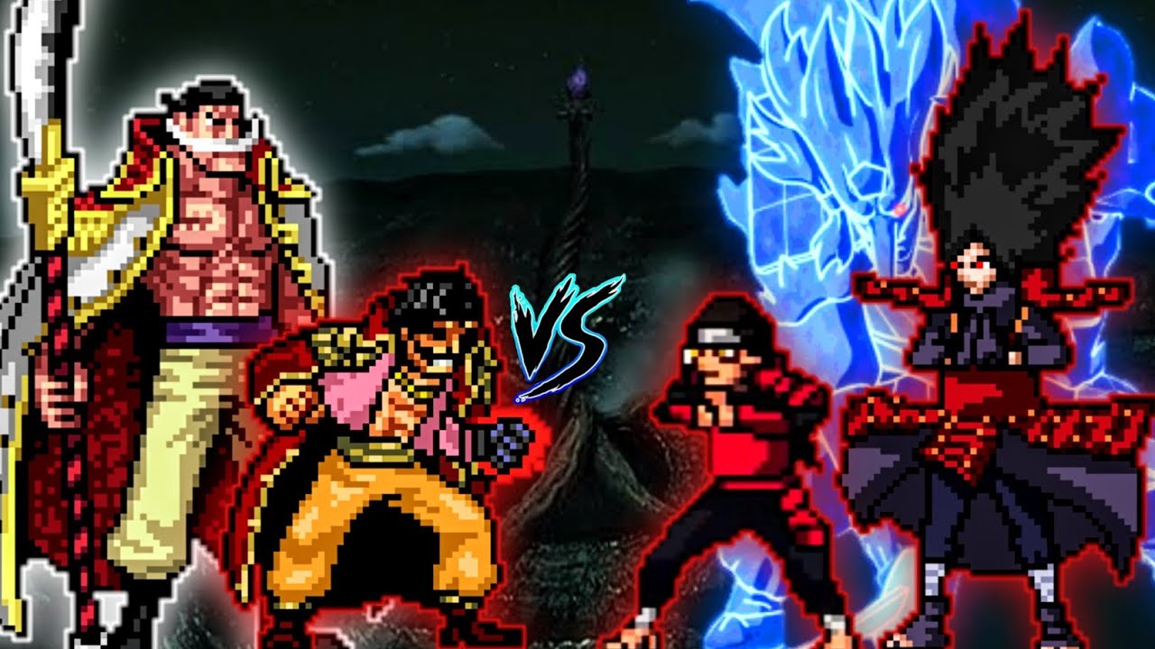 Prime Roger & Monster White Beard V2 OP VS Hashirama OP & Uchiha Madara ...