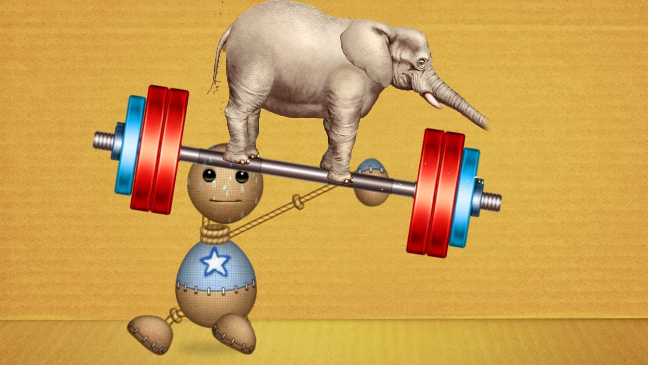 Buddy Gymmer vs Elephant - Kick The Buddy - YouTube