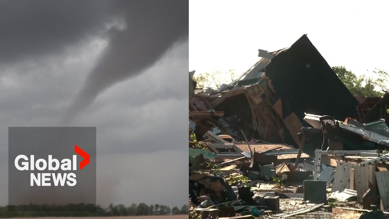 Us Storms String Of Tornadoes Rip Through Midwest As Severe Weather
