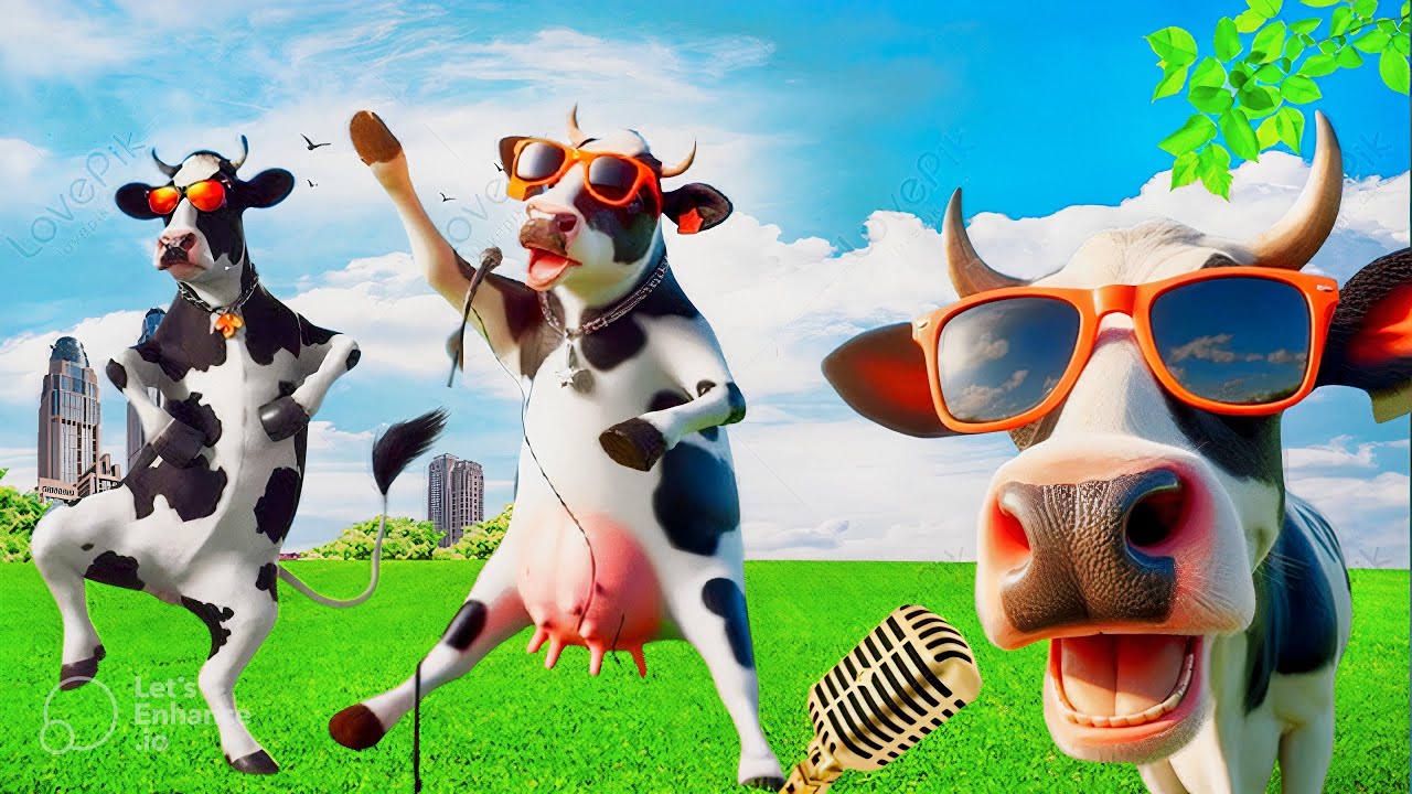 FUNNY COW DANCE 16 | COW DANCE & COW VIDEO| DANCING COW - YouTube