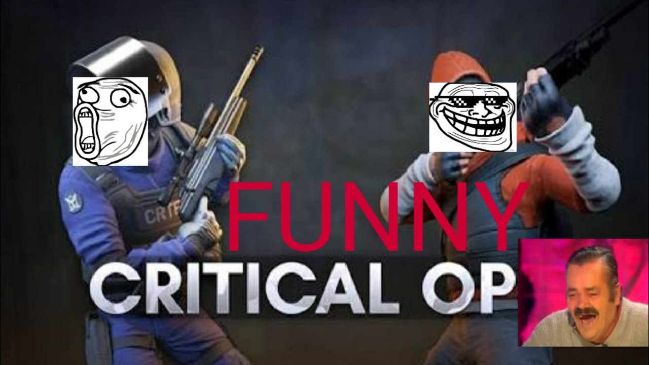 funny moments in critical ops - YouTube