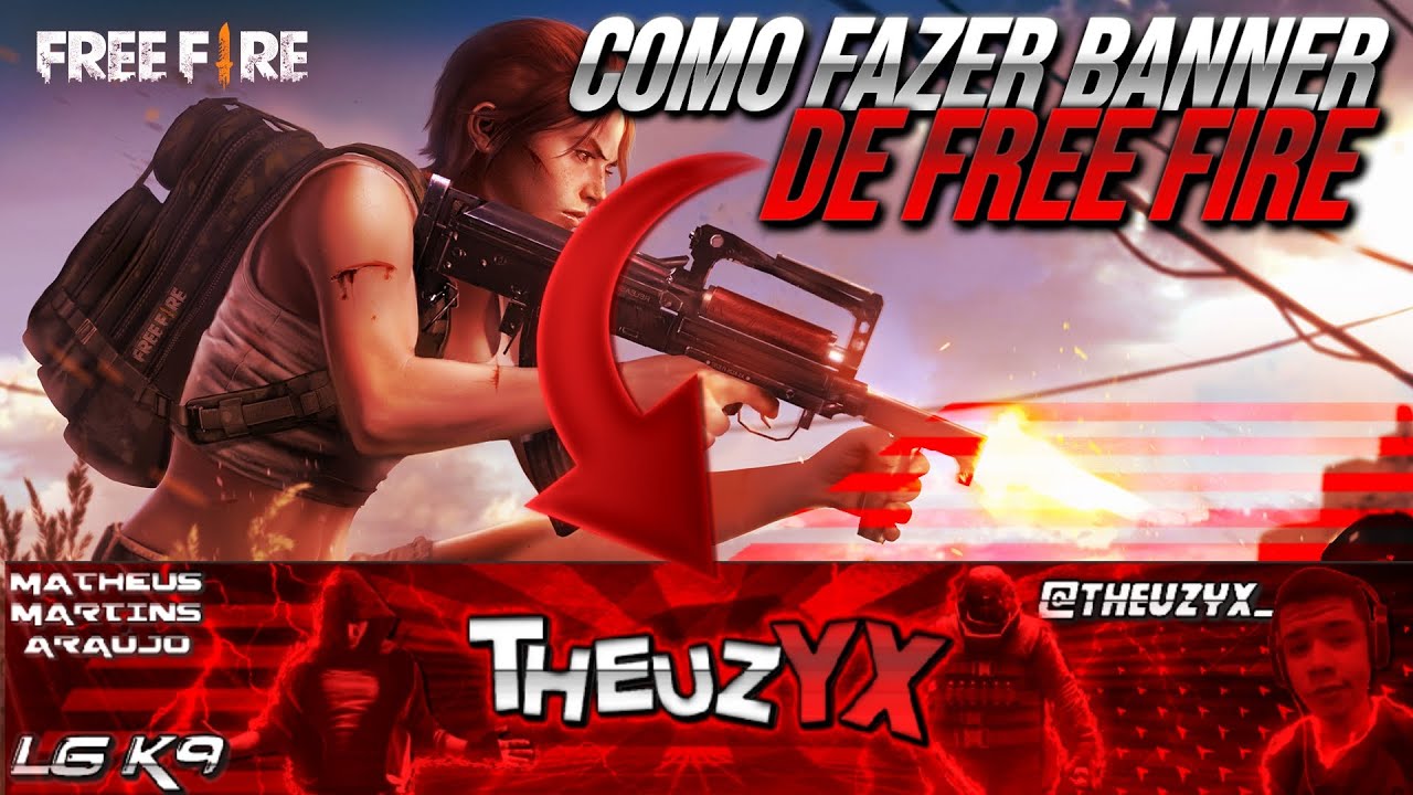 COMO FAZER BANNER DE FREE FIRE! 🔴AO VIVO🔴 - YouTube
