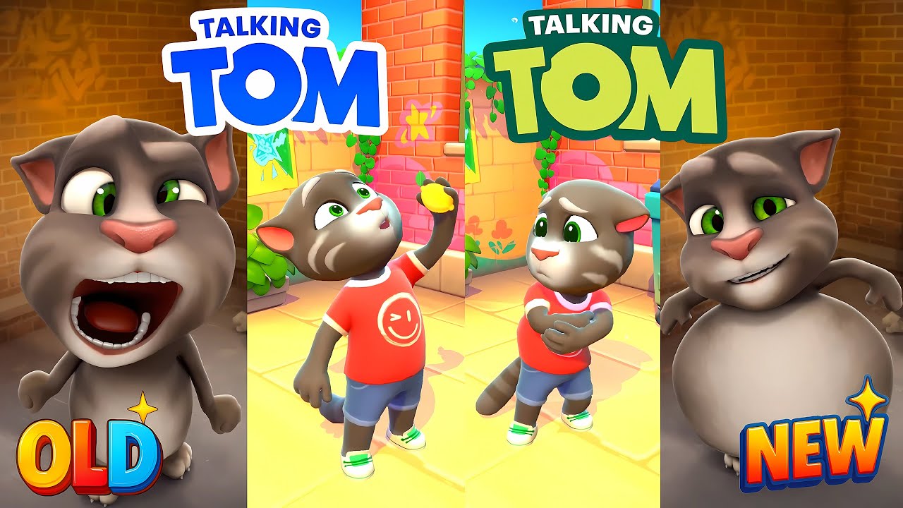 📱 Talking Tom Cat 2015 vs Talking Tom Cat 2025 – Evolution of Talking ...