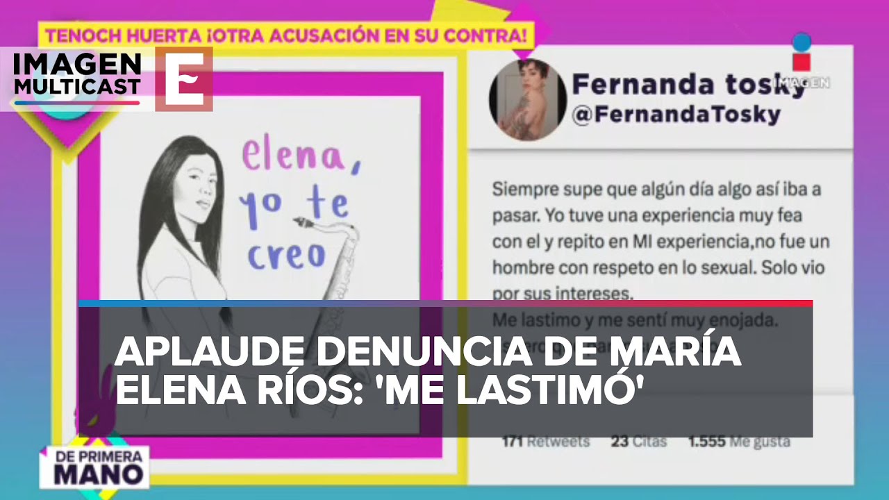 Fernanda Tosky se suma a acusaciones contra Tenoch Huerta - YouTube