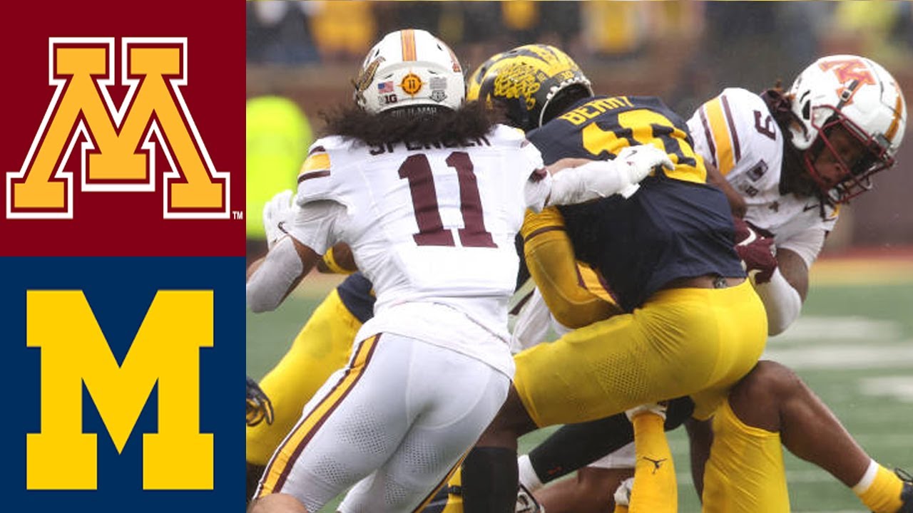 Michigan vs Minnesota [Full Highlights], 09/28/2024 | NCAAF College ...