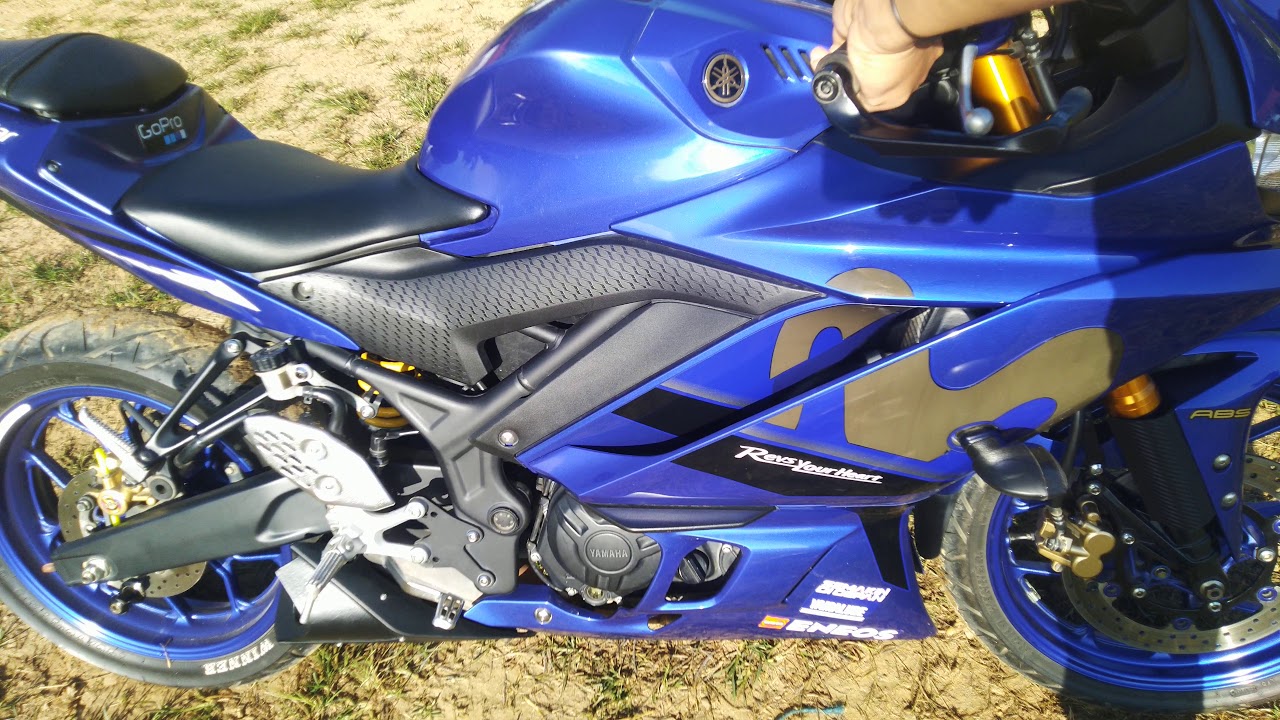 Knalpot/Header Standar/Ori R25 cuma custom cover katalysnya auto jadi ...