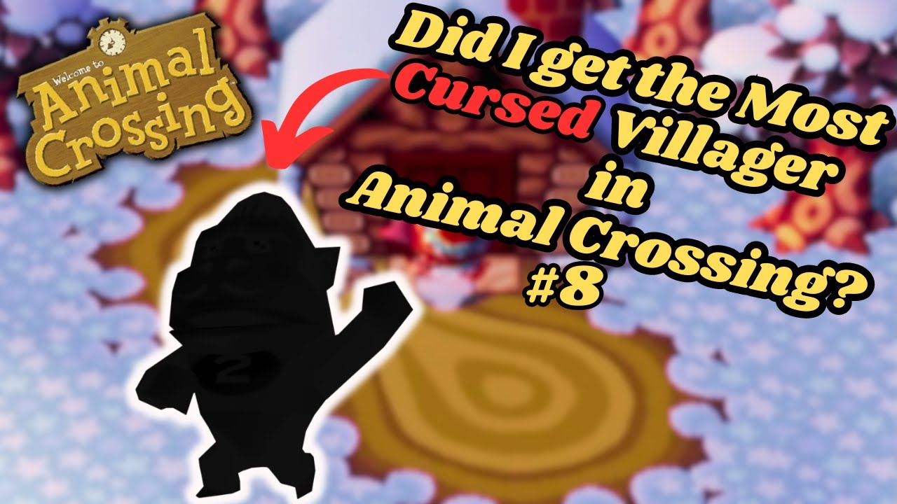 New Villager is Cursed in my Animal Crossing Town! Animal Crossing ...