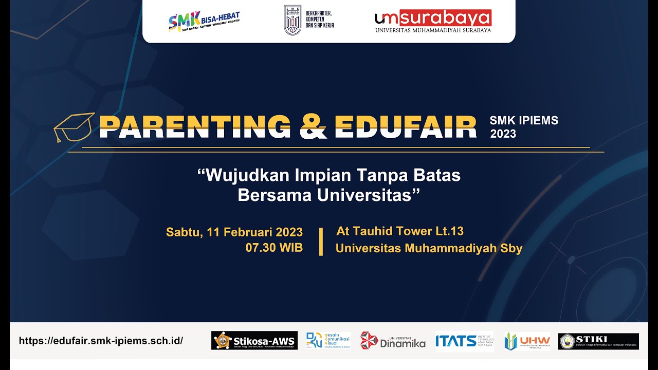 PARENTING & EDUFAIR SMK IPIEMS 2023 - YouTube