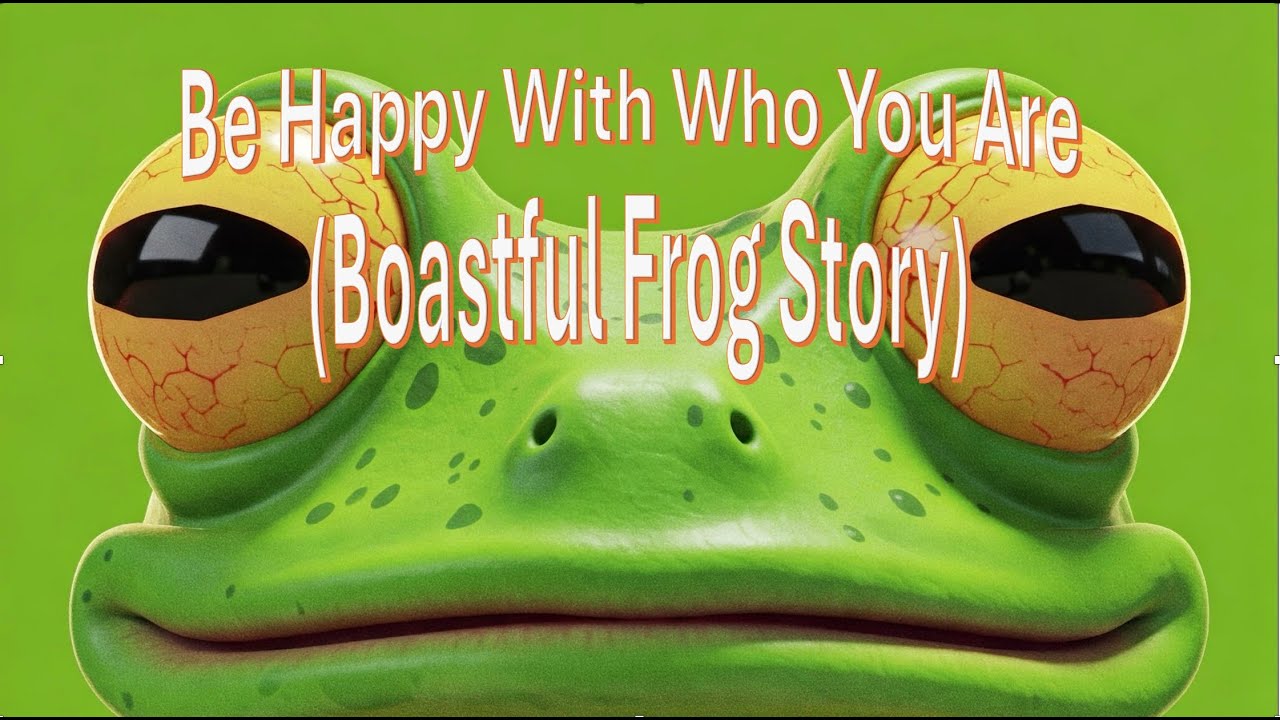 Be Happy With Who You Are (Boastful Frog Story) #moralstories # ...