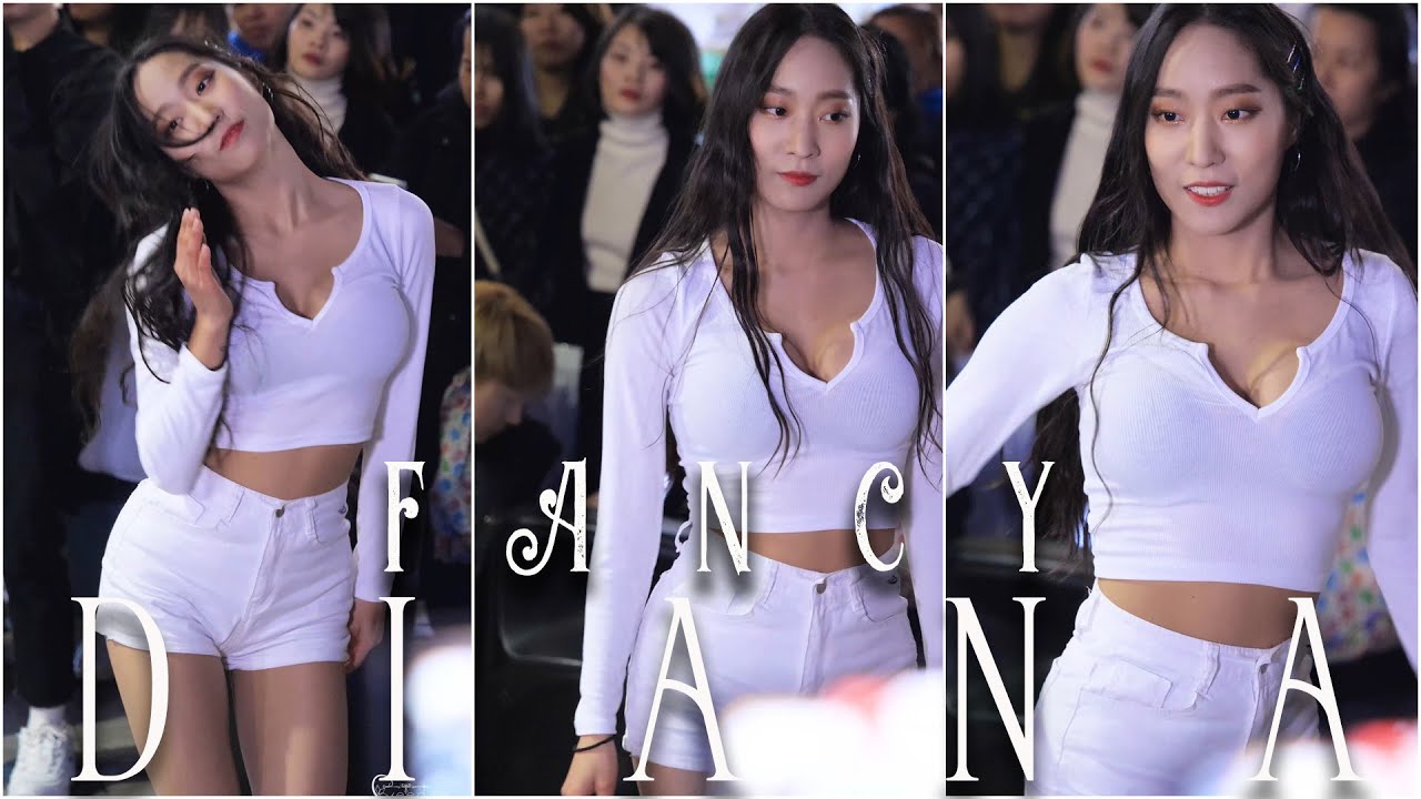 댄스팀 다이아나 DIANA 지수 'FANCY 팬시' @홍대버스킹 4K 60P 직캠 - YouTube