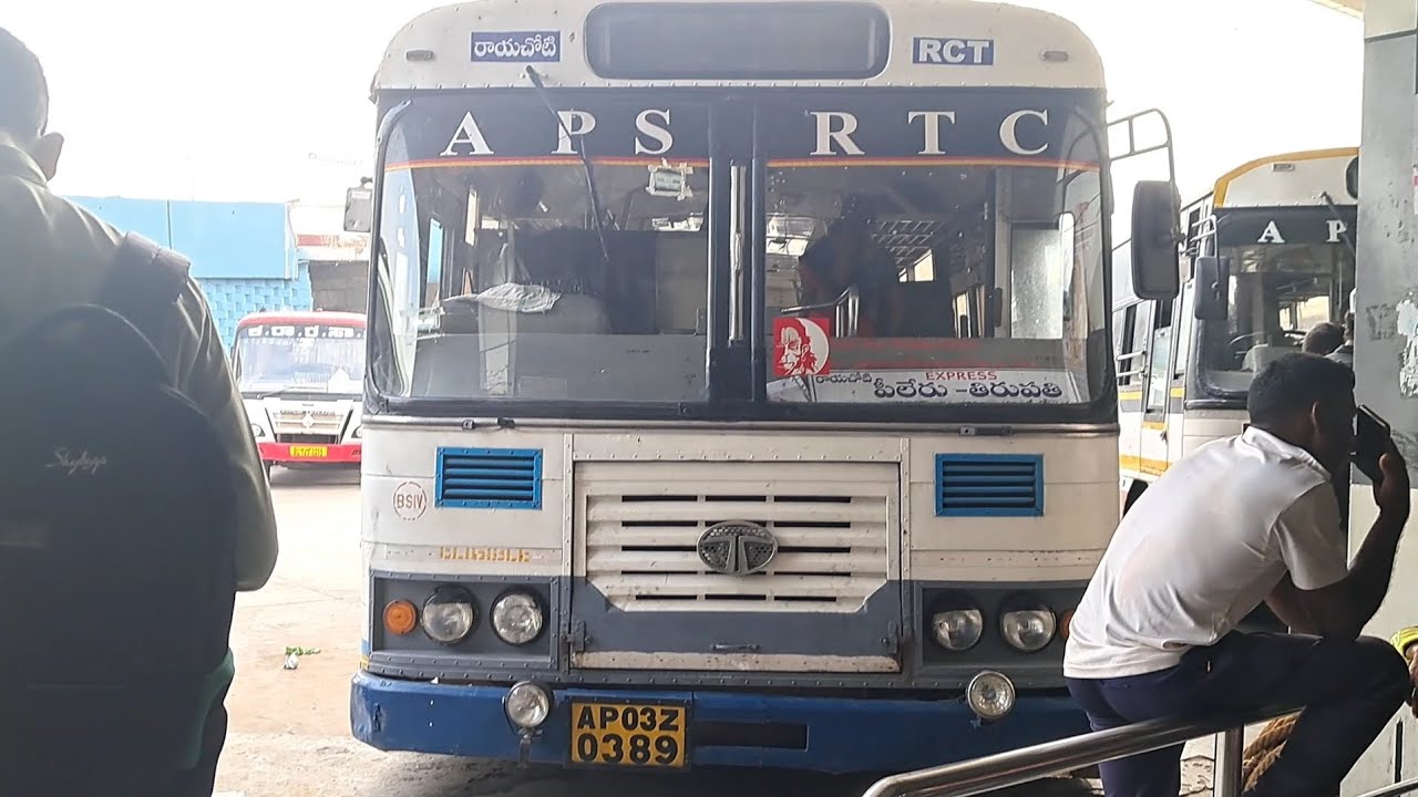 Rayachoti Buses Time|Tirupati Bus Stop To Rayachoti Apsrtc Express ...
