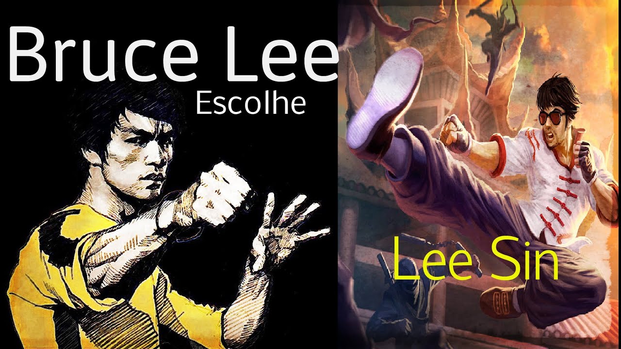 League Of Legends - Bruce lee escolhe Lee Sin - YouTube