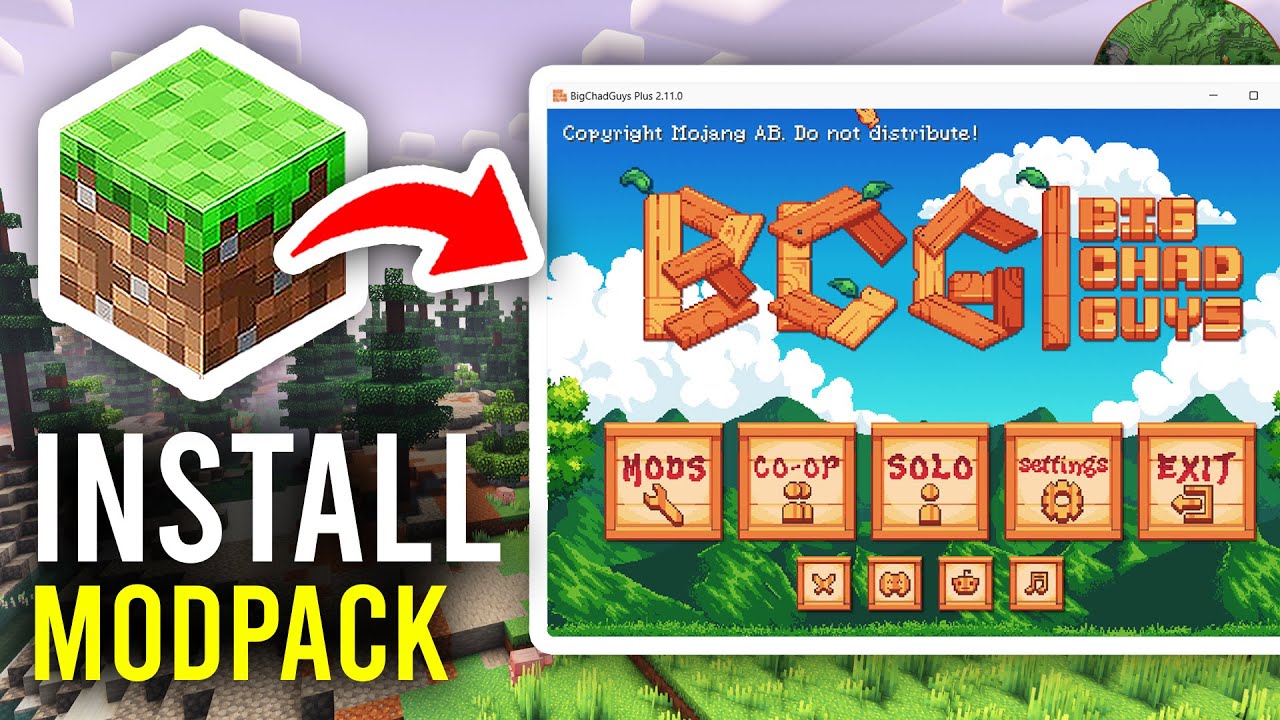 How To Download Big Chad Guys Plus For Minecraft - Full Guide - YouTube