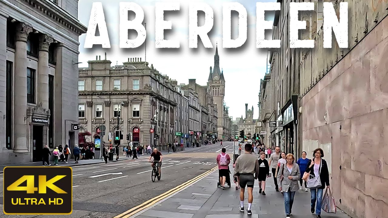Driving Through Aberdeen, Scotland in 4K – A Scenic City Tour! - YouTube