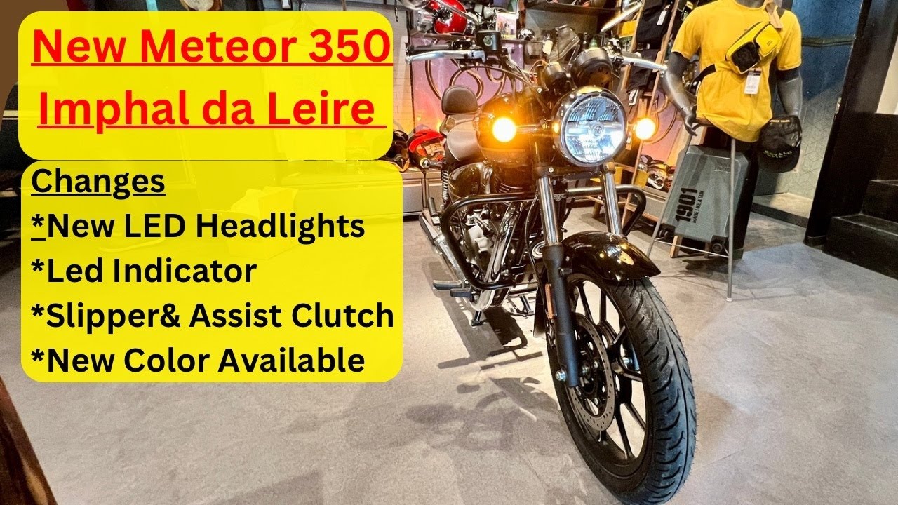 New Meteor 350 Yourak A/ New Color Major changes Leire - YouTube