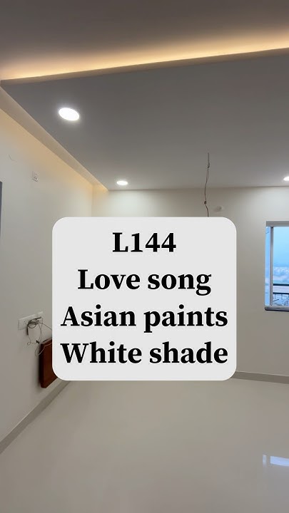 Asian paints Shade L144 Love Song (off white)|interior paint #asianpaints #wallcolourideas # ...