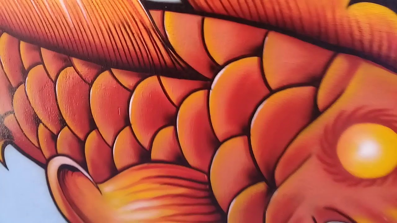 Graffiti de carpa - YouTube