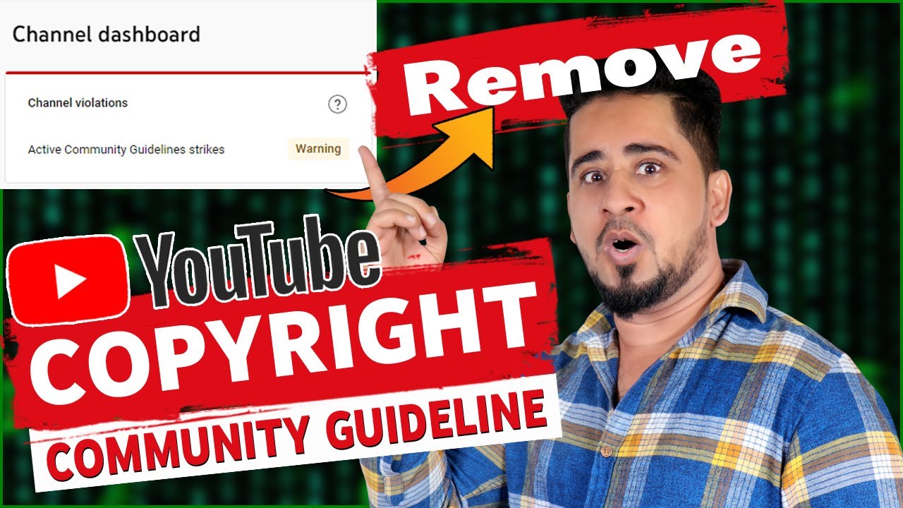Active Community Guidelines strikes 🔥 How To Remove Youtube Warning ...