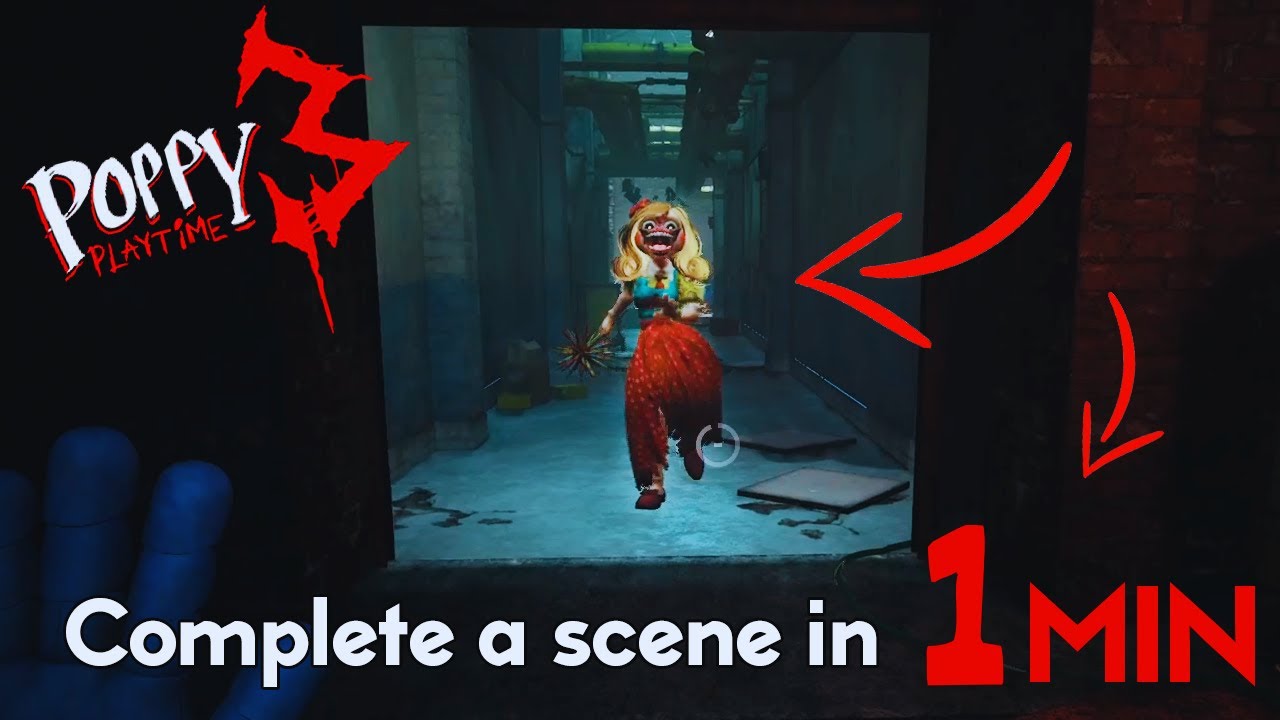 Completed the MISS DELIGHT stage in 1 MINUTE! - (Poppy Playtime 3 ...