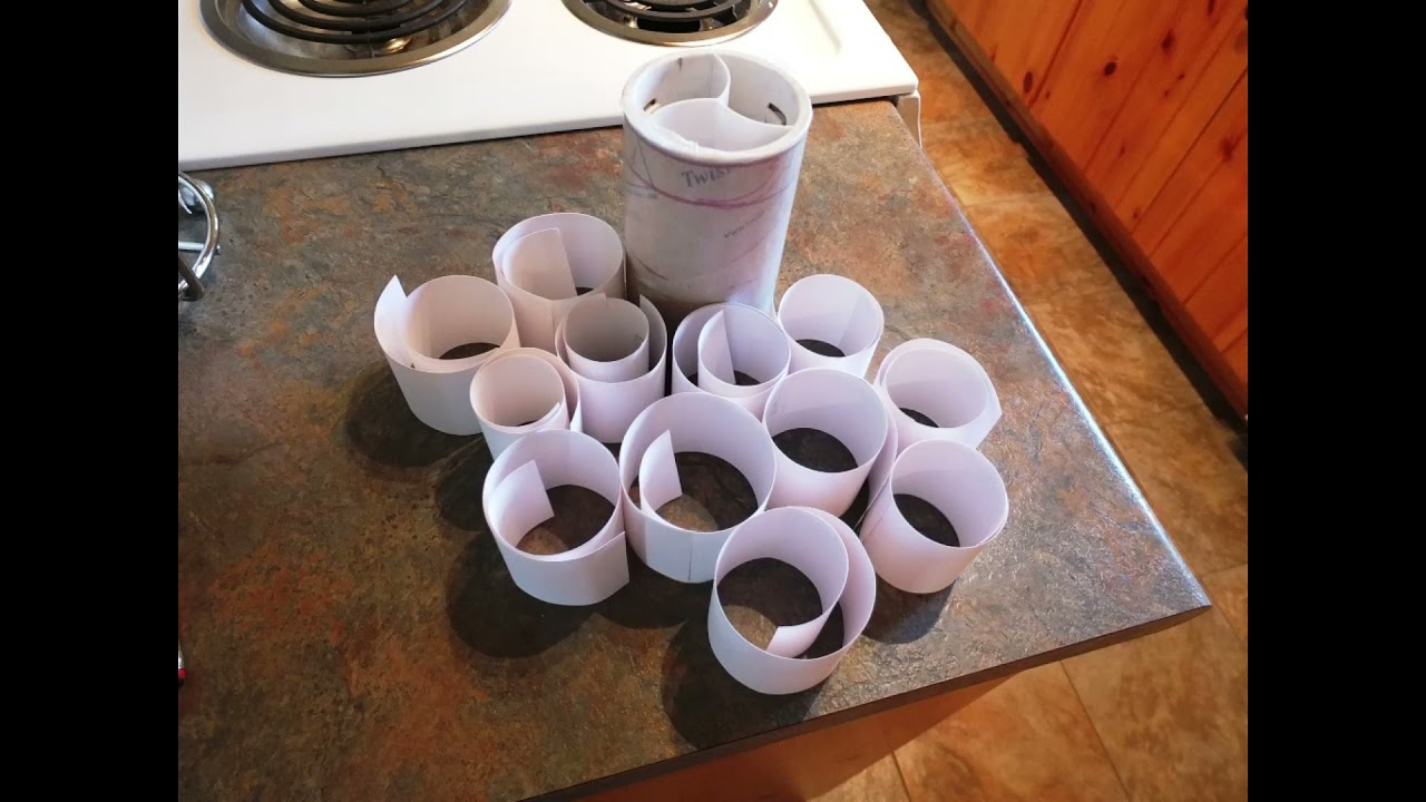 Making A Ring Fin For A Model Rocket Using Paper - YouTube