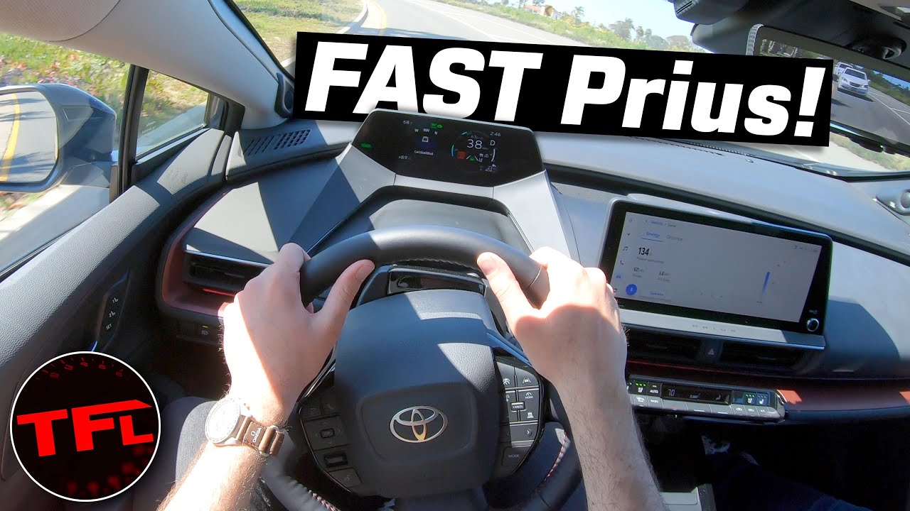 Quicker Than a Honda Civic Si! 2023 Toyota Prius POV Drive & Buddy ...