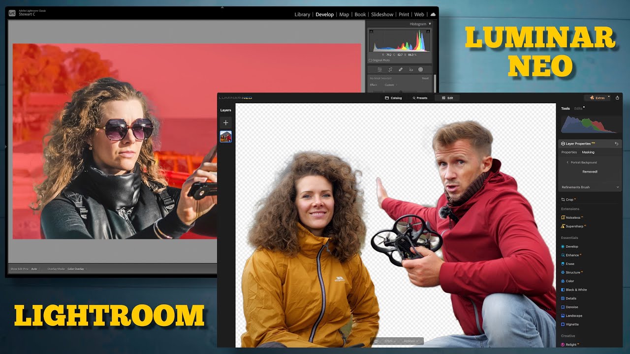 LIGHTROOM vs LUMINAR NEO // AI SHOOTOUT! WHICH IS BEST? - YouTube