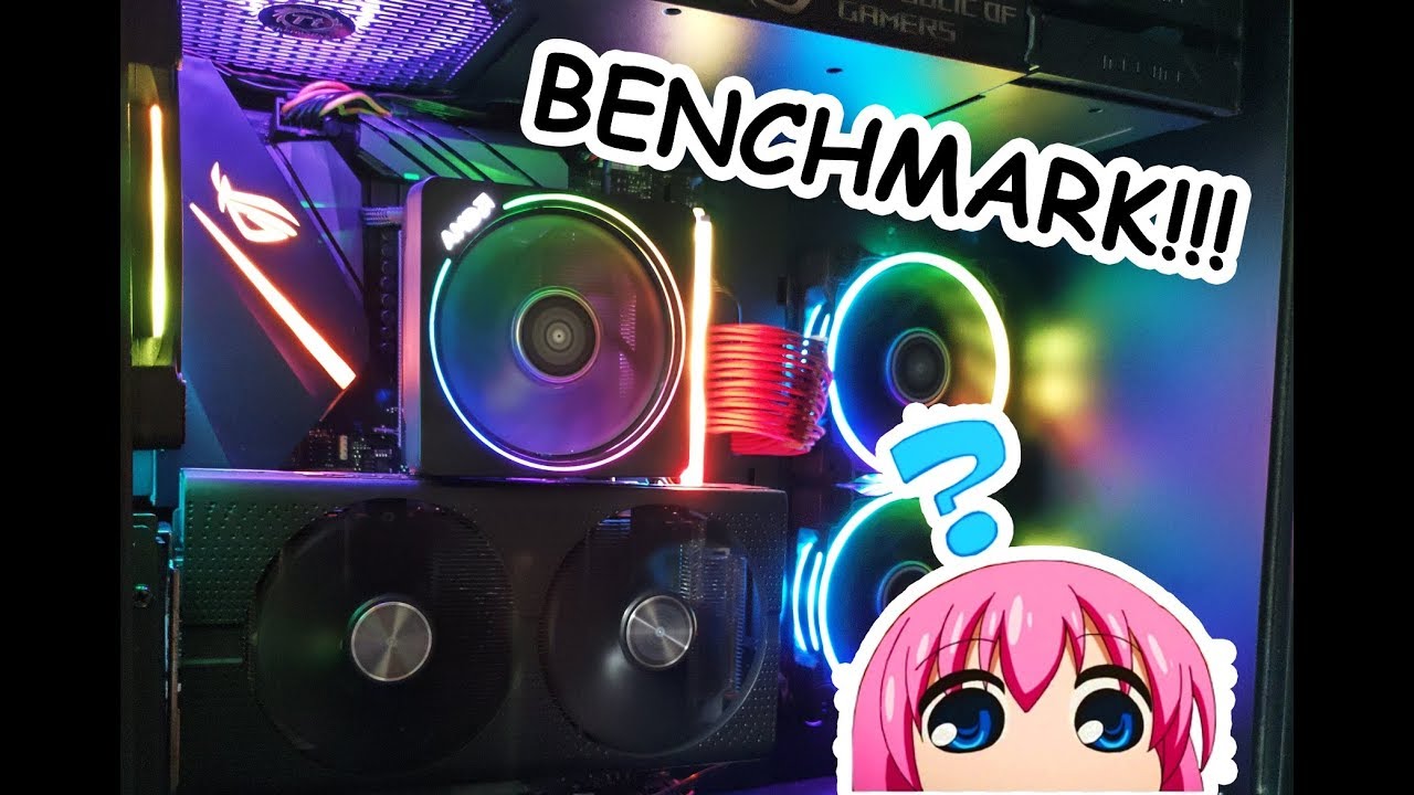 GPU Vertical Mount Benchmark - YouTube