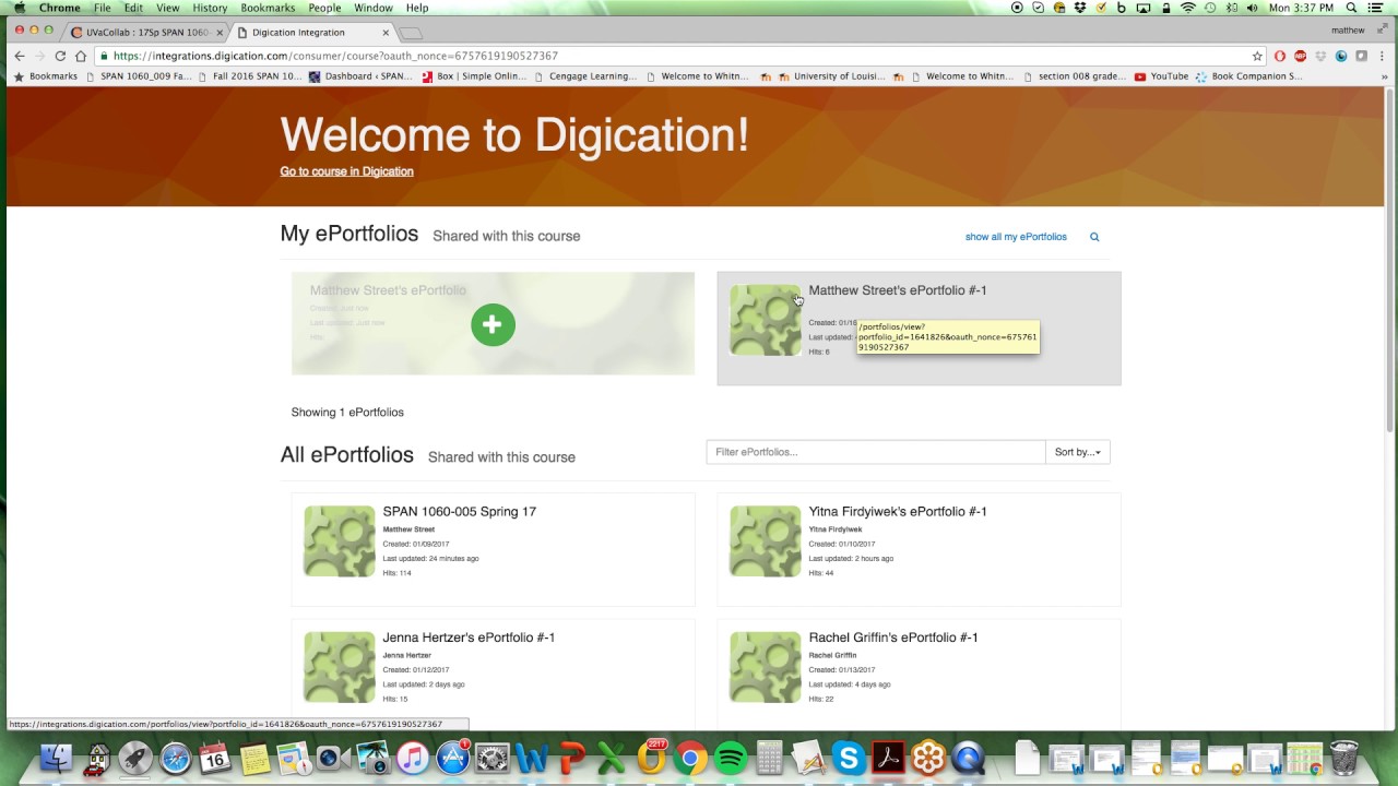 Submitting Assignments Digication - YouTube