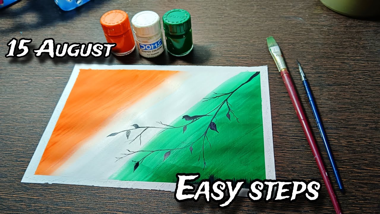 15 August Painting || Independence day easy painting ||#viralvideo ...