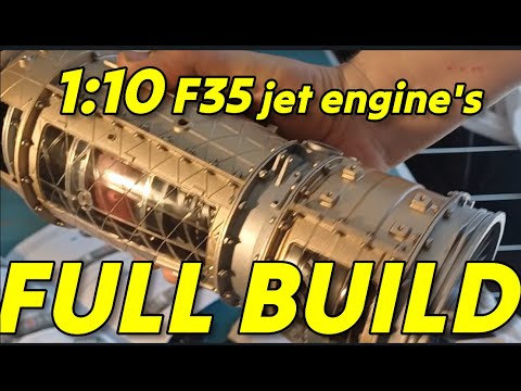 Building the ULTIMATE $800 F35 Fighter Jet Engine 1:10 Kit - Perfect for Beginners and DIYers ...