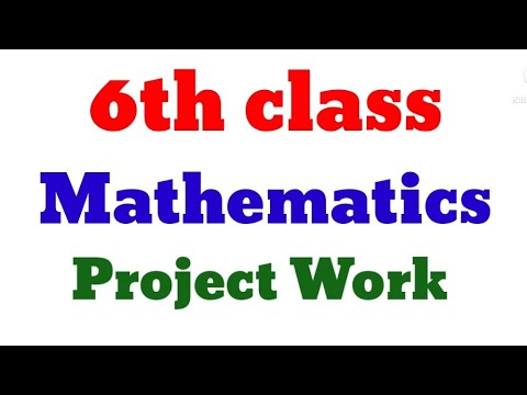 6th class maths Project Work with new ideas. - YouTube