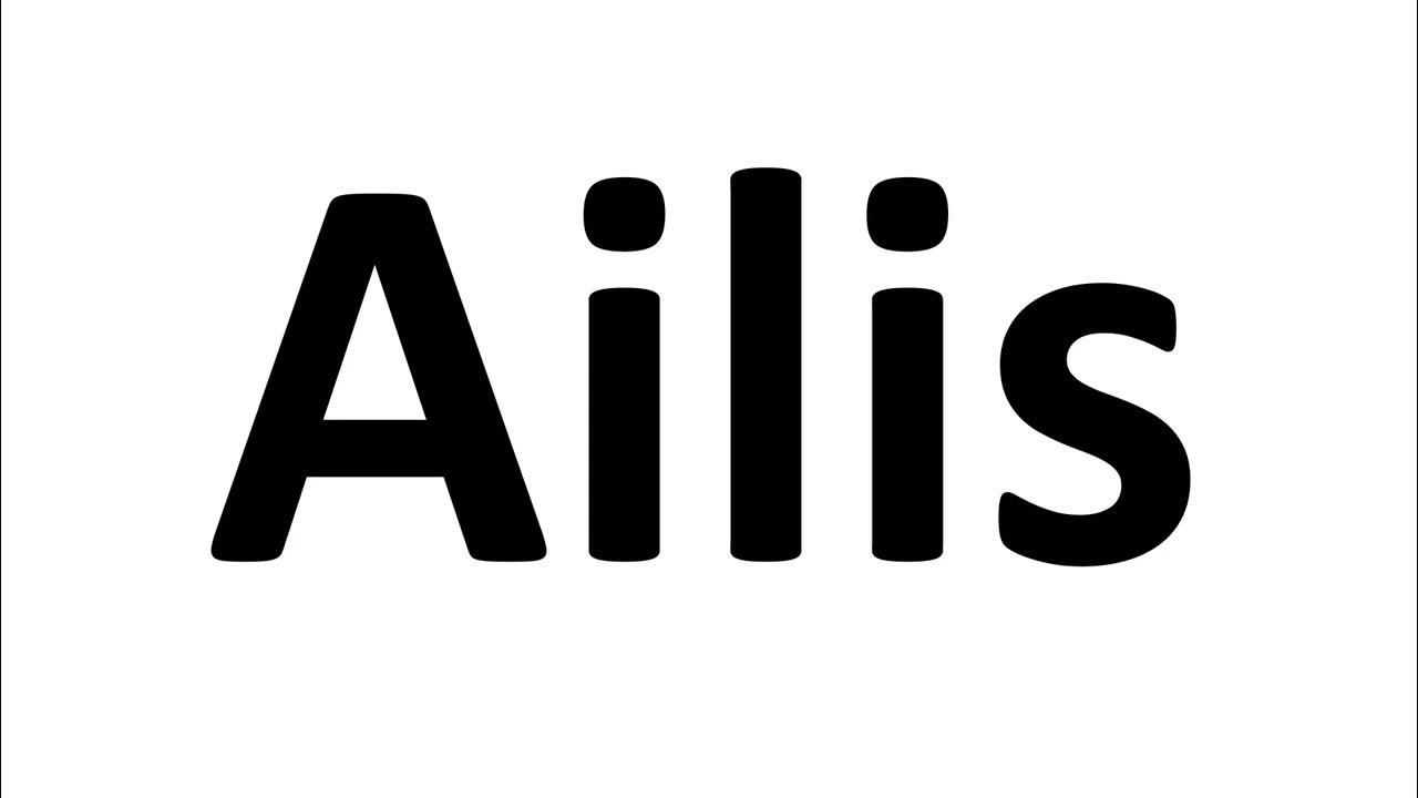 How To Pronounce Ailis Irish Name YouTube how-to-pronounce-ailis-irish-name-youtube