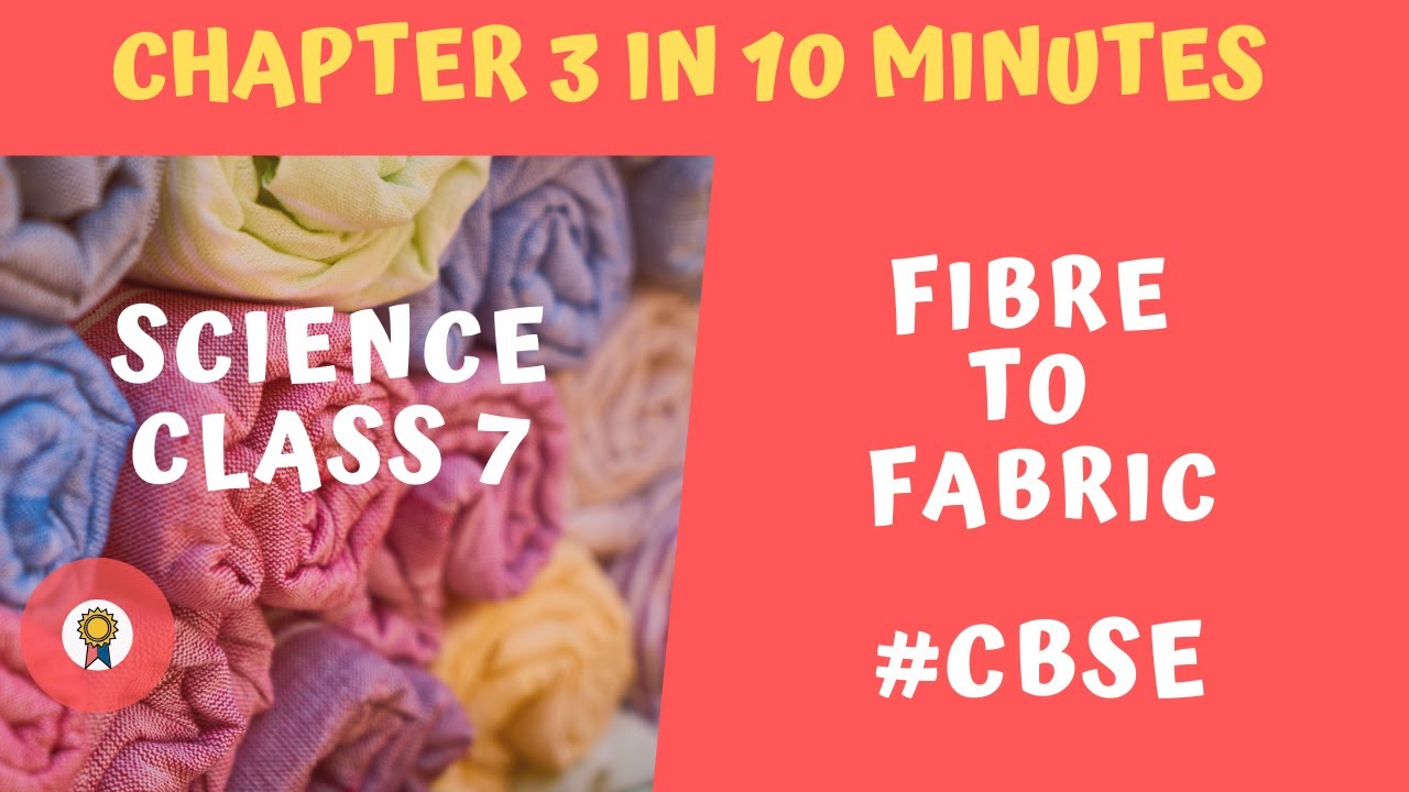 Fibre to Fabric Chapter 3 Class 7 Science #CBSE #NCERT - YouTube