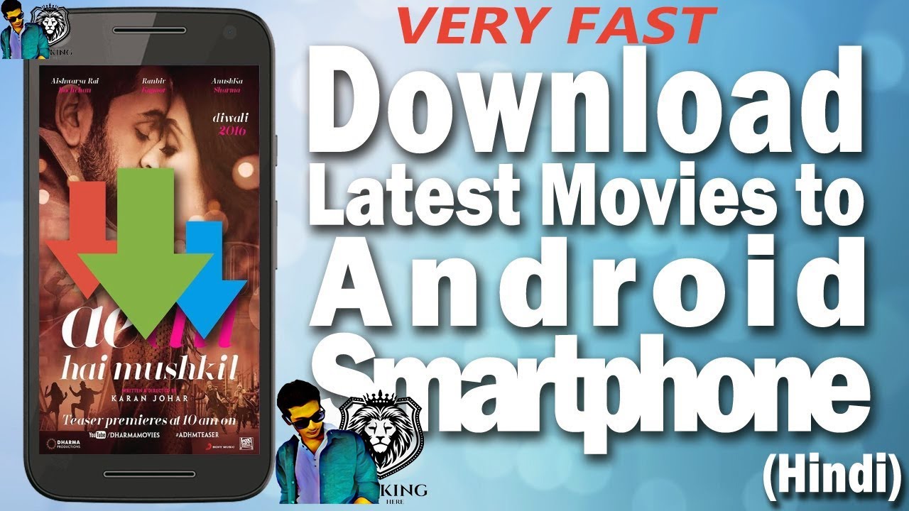 How to download Movies fast with ADM on your Android Phones - YouTube