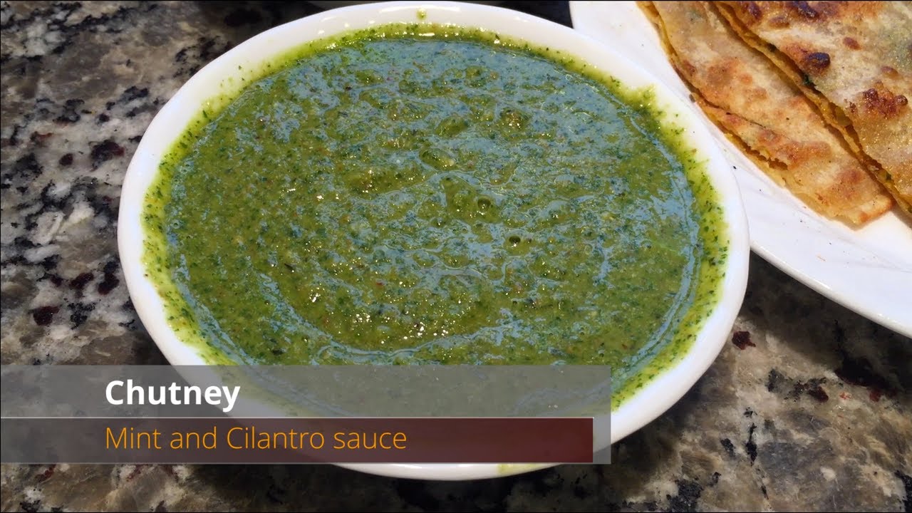 Green Chutney | Mint and Cilantro Sauce | Pakistani recipe - YouTube