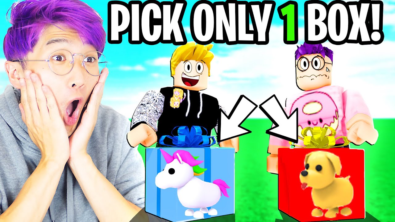 Can We Beat DON'T PICK THE WRONG MYSTERY BOX CHALLENGE In Roblox ADOPT ...