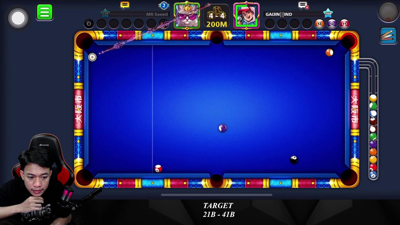 8 Ball Pool OSAKA 200M😱😎 - YouTube