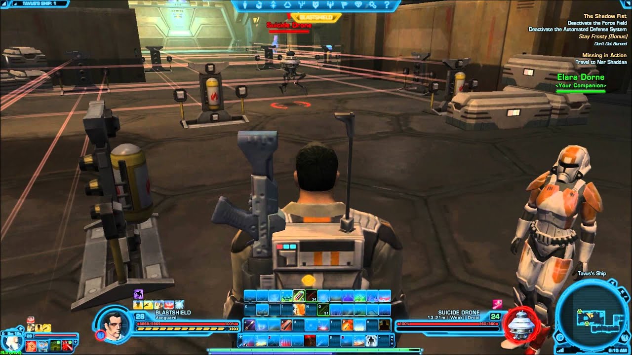 SWTOR TR Tavus's Ship Class Quest - The Shadow Fist - YouTube