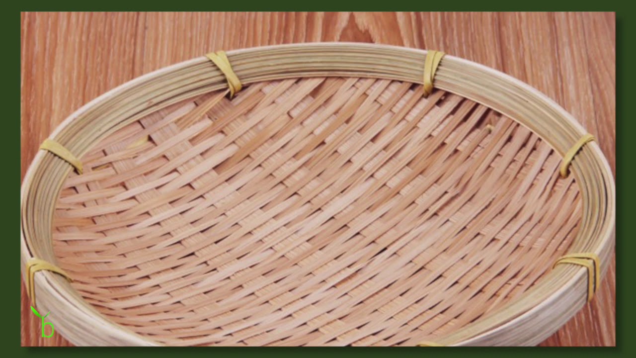 Delicate Bamboo Storage Basket - YouTube