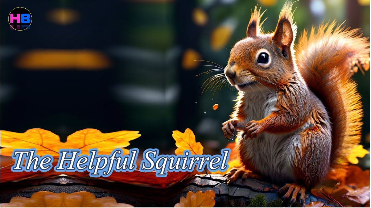 The Helpful Squirrel - Hublu kids short stories - YouTube