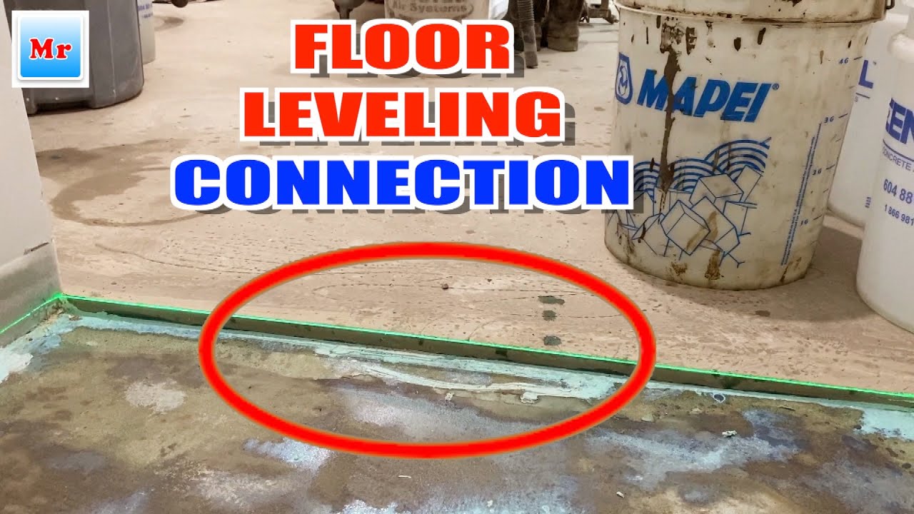 Easy Floor Leveling Hack: Connect Separate Rooms - YouTube