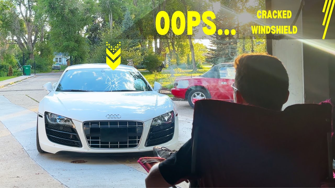 I Cracked My Audi R8's Windshield... - YouTube