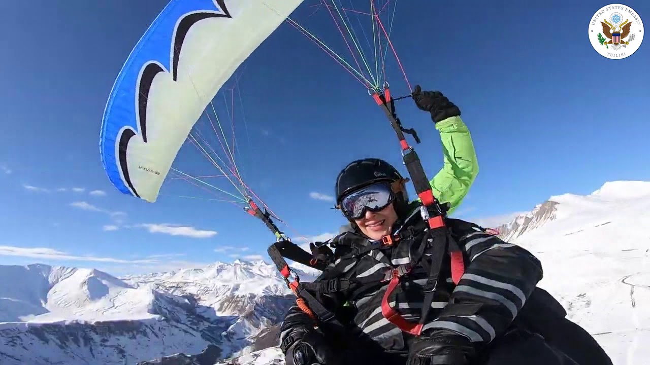 DCM Elizabeth Rood paragliding in Georgia, #spend4seasonsingeorgia ...
