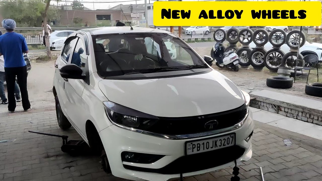 NEW ALLOY WHEELS FOR MY TIAGO ?|| TATA TIAGO - YouTube